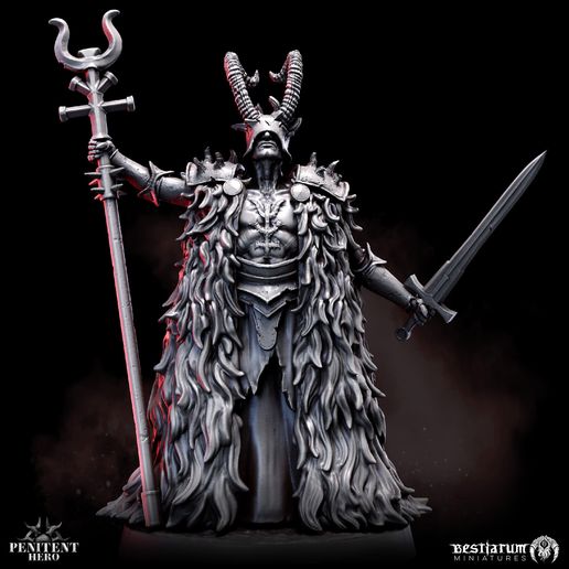 🧙 Beastsworn Arcanist・ 3D File for 3D printing・Cults