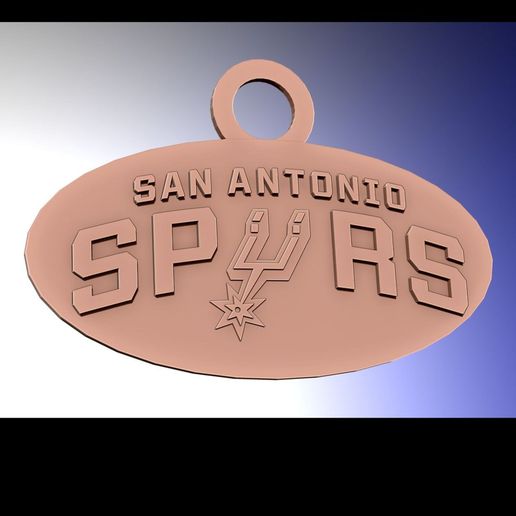 🗝️ NBA san antonio spurs keychain Badge Printable and Renderable・ 3D ...
