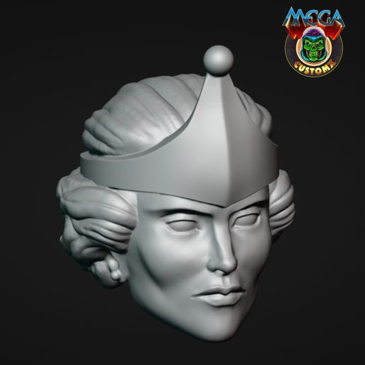 3D file Queen Marlena Head for MOTU Origins 👸 ・3D print object to ...
