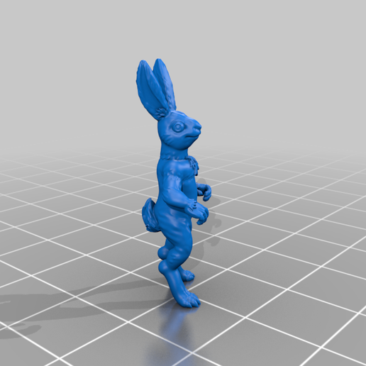 🐇 Friendly Rabbitfolk (32mm scale)・Free 3D File for ・Cults