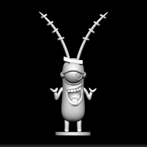STL file Plankton Model - SpongeBob Plankton STL - Plankton Figure 3D ...