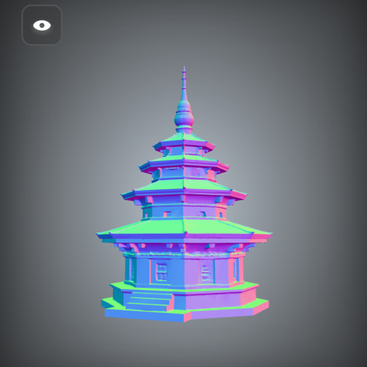 🕍 Breathtaking Multilayered Pagoda - Intricate Buddhist Temple Model ...