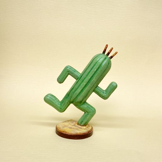 👹 Sabotender (Cactuar) from Final Fantasy Series・ STL File for 3D ...