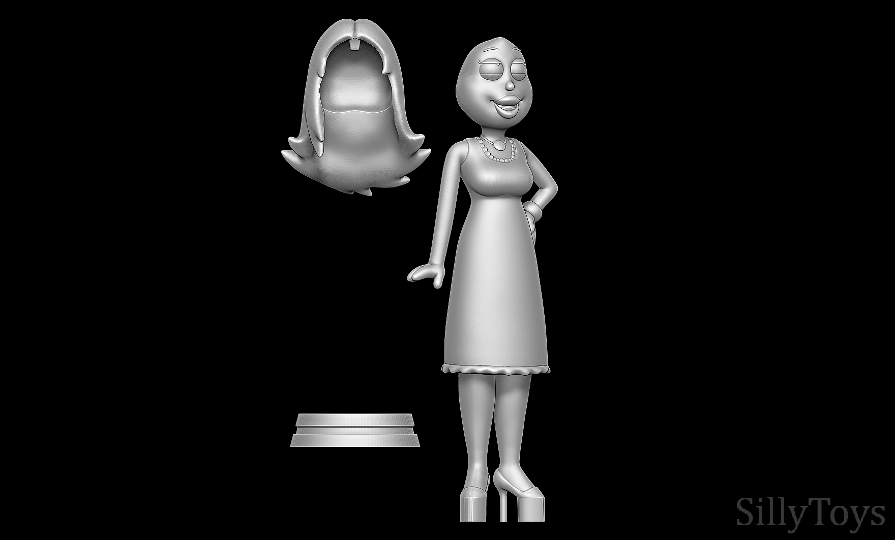 Archivo 3d Francine Smith American Dad・plan De Impresora 3d Para