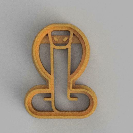 🍪 COBRA COOKIE CUTTER・ STL File for 3D printing・Cults