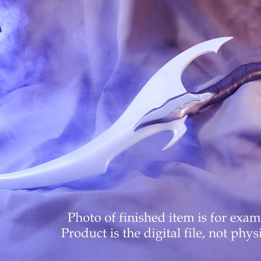 🗡️ Solo Leveling Barukas Dagger cosplay prop 3dmodel・ 3D File for 3D ...