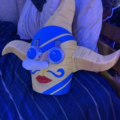 👾 SOGEKING MASK 1:1 SCALE IN TWO VERSIONS・3D Print with the Bambu A1 3D ...