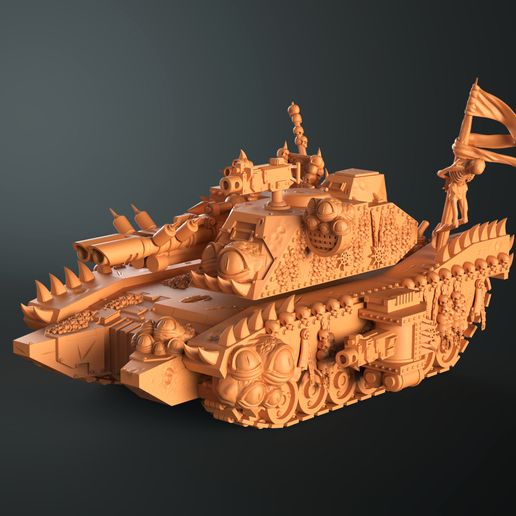 🪖 Medium Traitor Tank・ 3D File for 3D printing・Cults