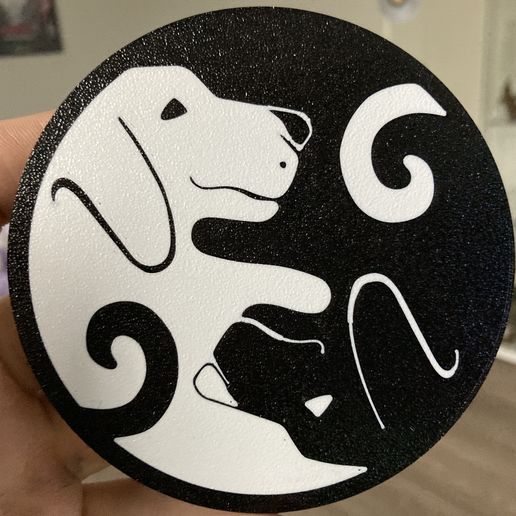STL file Dogs coaster 🐕 (3MF)・3D print design to download・Cults