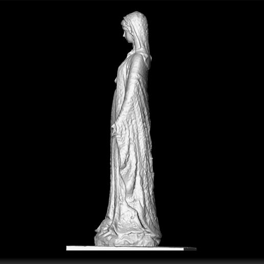Archivo STL Statue of Mother Mary - 3D Print Virgin Mary Sculpture ...