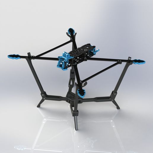 🔫 10 Inch FPV Drone Stand・Archivo STL para Impresión 3D・Cults