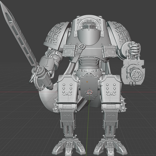 ⚔ Dreadknight Proxy・Free STL File for 3D printing・Cults