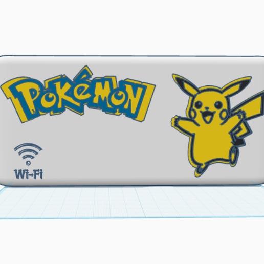 🐉 POKEMON PIKACHU ROUTER MODEM ORGANIZER・ STL File for 3D printing・Cults