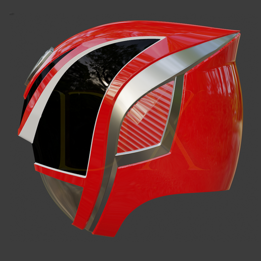 🪖 Power Ranger SPD Red - Dekaranger Red・ STL File for 3D printing・Cults