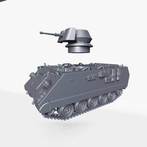 🥶 M113A3 APC (US, Cold War) (1:56 and 1:100 scale)・ 3D File for 3D ...