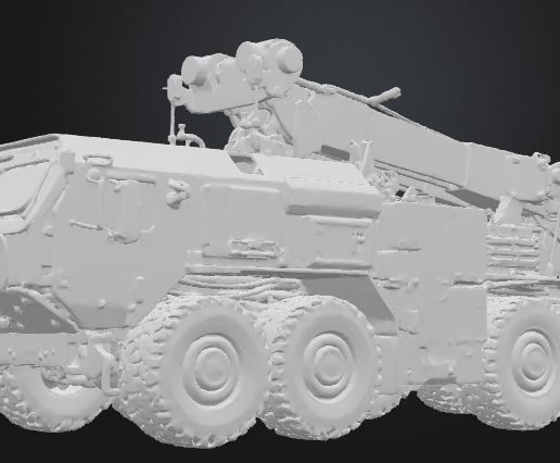 🪖 Military 10 Wheel Drive Recovery Truck・ STL File for 3D printing・Cults