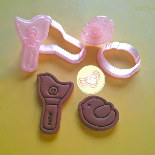 📁 GOT7 Ahgase Bong, GOT7 Light Stick Kpop band STL file for Cookie ...