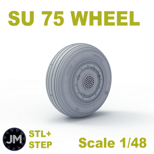 🛞 SU 75 wheel 1/48・ STL File for 3D printing・Cults