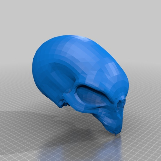 💀 XCOM 2 Sectoid Skull・Free 3D File for ・Cults