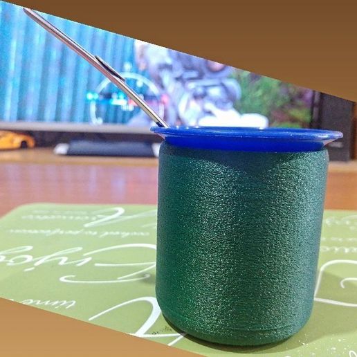 🧉 Mate Simple・Archivo STL para Impresión 3D・Cults