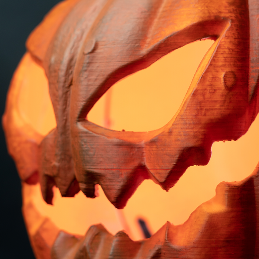 🎃 Pumpkin Helmet・ STL File for 3D printing・Cults