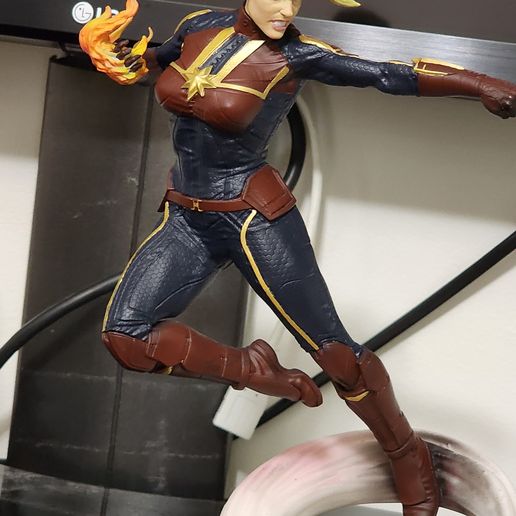 3D printed Captain Marvel • made with Anycubic mono 4k・Cults