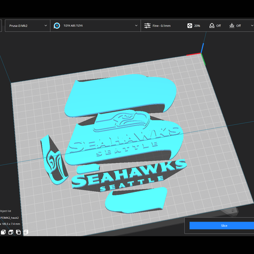 🛡️ NFL Seattle Seahawks Keychan Shield Printable and Renderable・ 3D ...