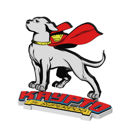 Archivo 3D 3D MULTICOLOR LOGO/SIGN - Krypto the Superdog 🦸‍♂️ ・Plan ...
