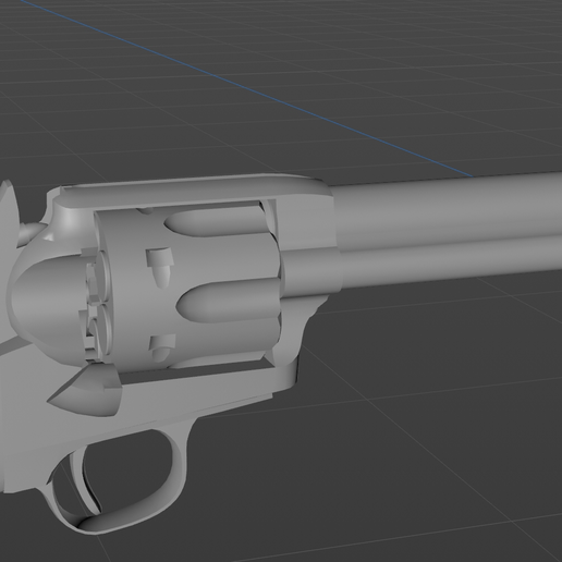 OBJ file US Colt Army Revolver Digital Model Material 🗺️ ・3D printing ...