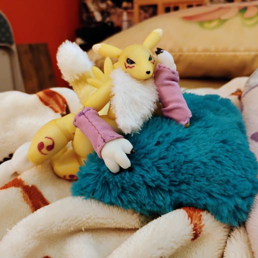 🐉 Renamon Doll・ STL File for 3D printing・Cults