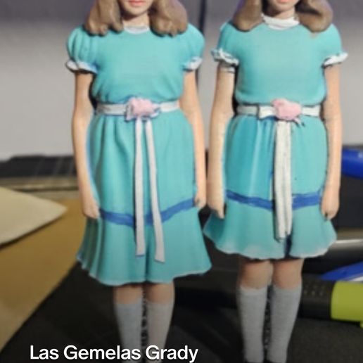 🎬 the shining Grady twins・Free STL File for 3D printing・Cults