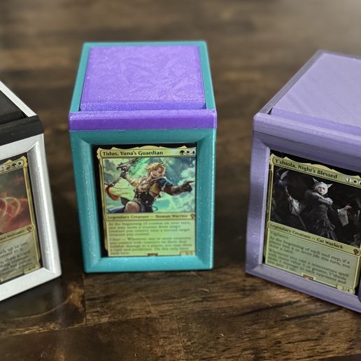 🪄 THE BEST MTG Showcase Commander Deckbox・ STL File for 3D printing・Cults