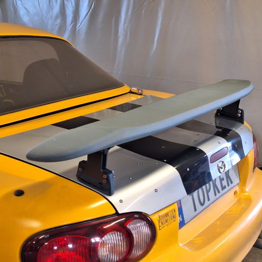 🚗 Mazda Miata NB - Mazdaspeed Style Wing・ 3D File for 3D printing・Cults