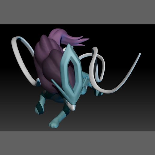 🐉 Pokemon Suicune・ STL File for 3D printing・Cults