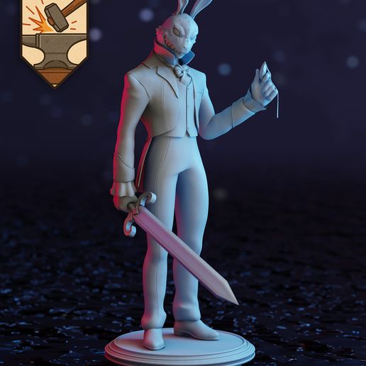 😈 Devil May Cry Rabbit - Only the Rabbit!・ 3D File for 3D printing・Cults