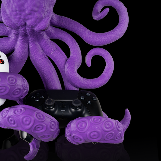 🐙 Octopus Controller & Headphone Holder ・ 3D File for 3D printing・Cults