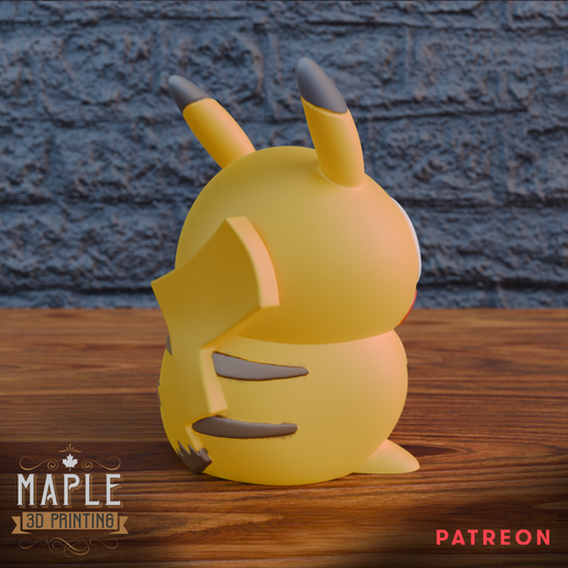 🐉 Derpy Pikachu - Pokemon・ STL File for 3D printing・Cults