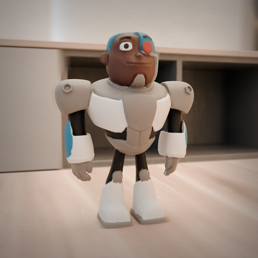 STL file Cyborg ( Victor Stone) Teen Titans GO! 🦸 ・3D printable model ...