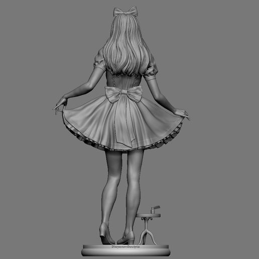 👩 Alice in Wonderland・ OBJ File for ・Cults