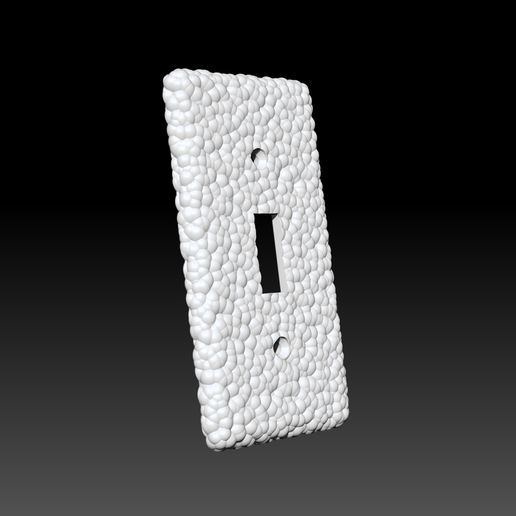🫧 Bubbles Switch Cover・ STL File for 3D printing and CNC machining ...