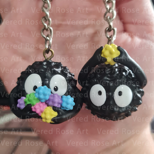 👹 SUSUWATARI - SOOT SPRITES - STUDIO GHIBLI - 2 designs・ STL File for ...
