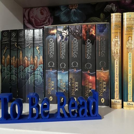 📚 To Be Read sign・Free STL File for 3D printing・Cults