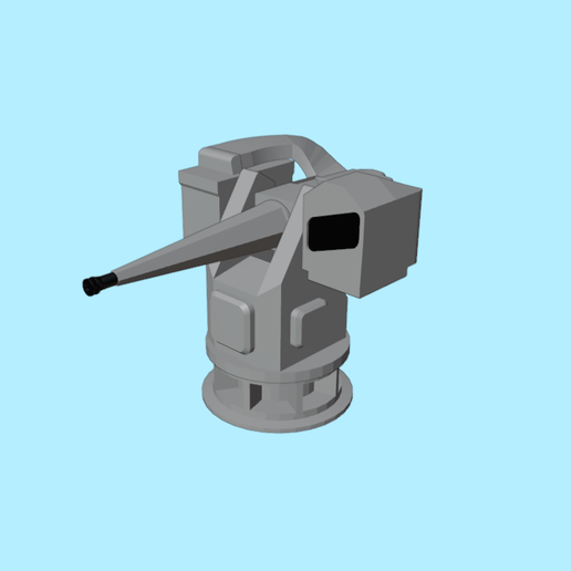 STL file MLG 27mm - light naval gun 🔫 (OBJ)・3D printer design to ...