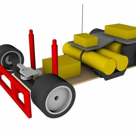 🚗 Mini Mardave - 1980's RC Car・Free STL File for ・Cults