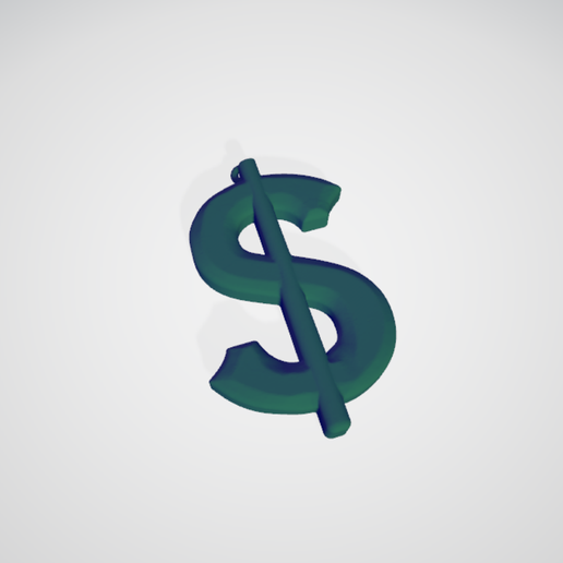 dollar icon 3d