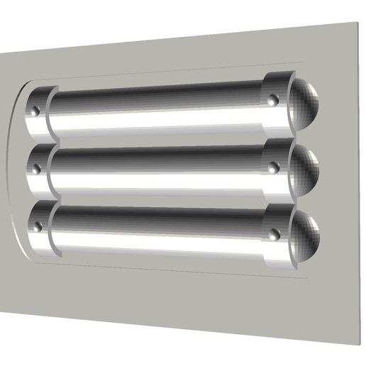 OBJ file Industrial Style Wall Insert 🎲 ・3D printing idea to download・Cults