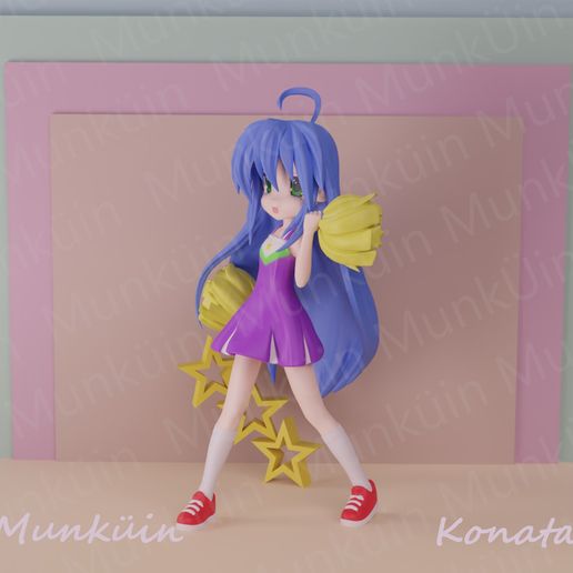 🎨 Konata Fan art・ 3D File for 3D printing・Cults