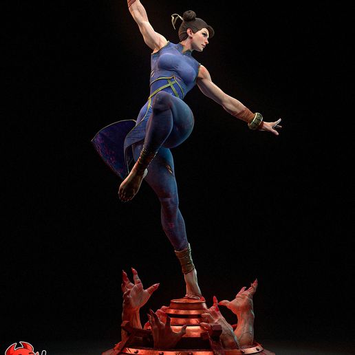 🥋 Chun Li・ STL File for 3D printing・Cults