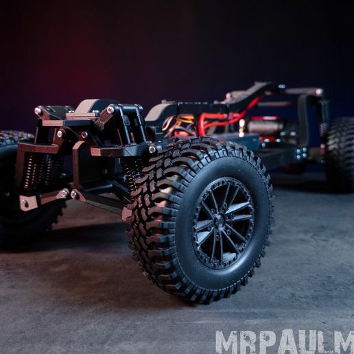 🚚 Universal pickup chassis RWD・Free STL File for 3D printing・Cults