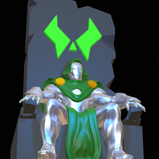 🦸 IRON DOOM・ STL File for 3D printing・Cults